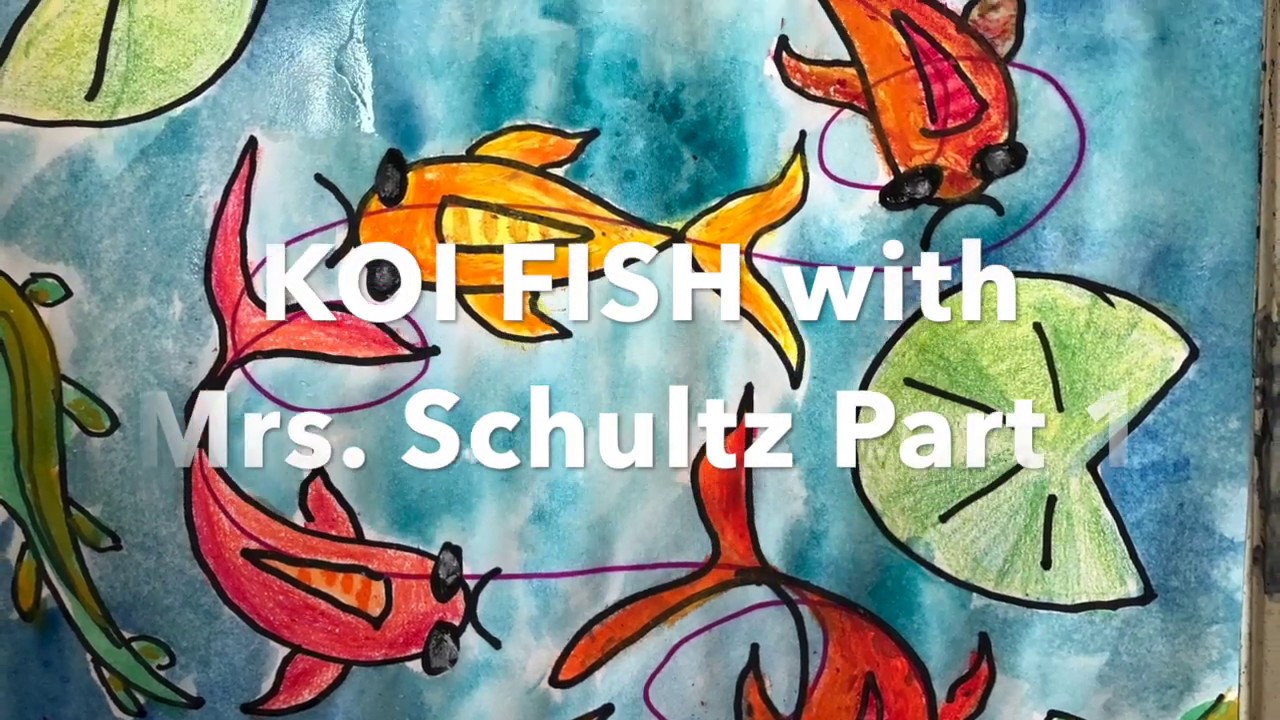 Koi Fish Drawing Demo Part 1 - YouTube