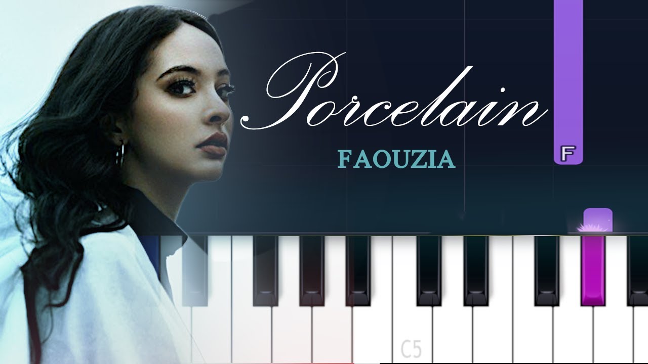 Faouzia - Porcelain (Piano Tutorial) - YouTube