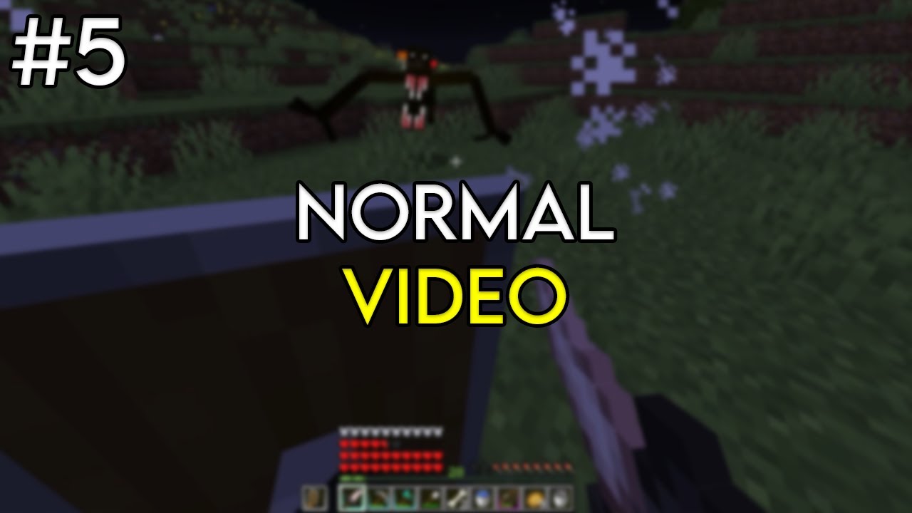 totally regular Minecraft video (pt. 5) - YouTube