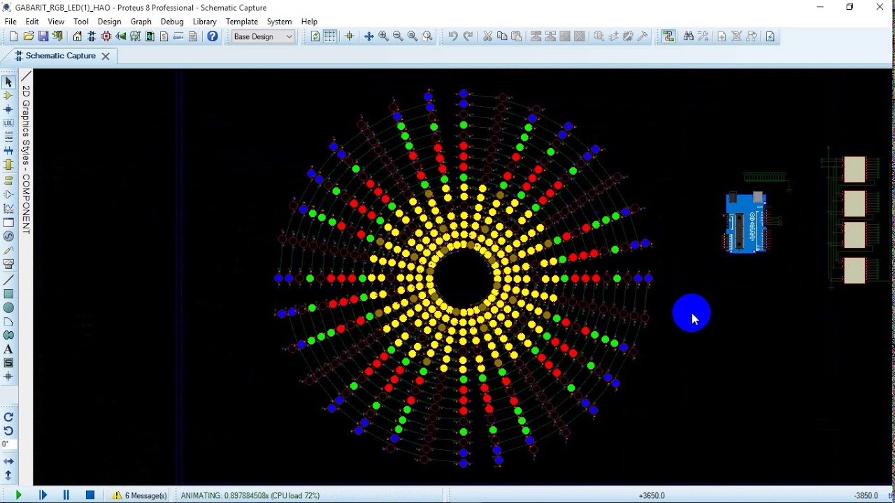 ARDUINO +74595 +led RGB Chakra or Budurasmala - YouTube