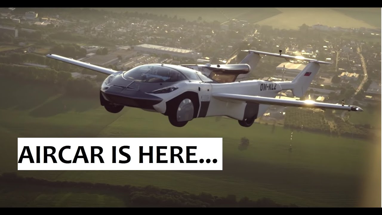 AIRCAR V5- KleinVision Flying Car takes maiden flight | - YouTube