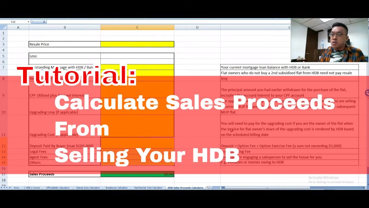 How To Calculate Estimated Sales Proceeds From Selling Your HDB Flat How To Calculate Estimated Sales Proceeds From Selling Your HDB Flat