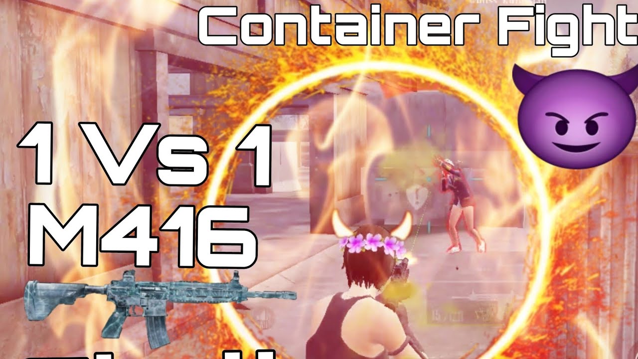 Container Fight 😓| 1 V 1 M416 😎 - YouTube