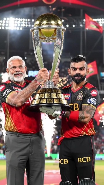 Modi Ji ने RCB के लिए खेला IPL! विराट के साथ ट्रॉफी जीत ली! 🏆🔥# ...