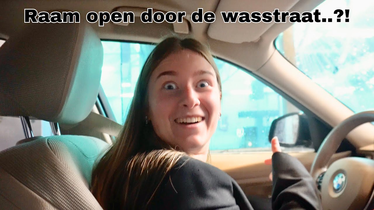 ZE DOET HET RAAM OPEN IN DE WASSTRAAT..!! -685 - YouTube