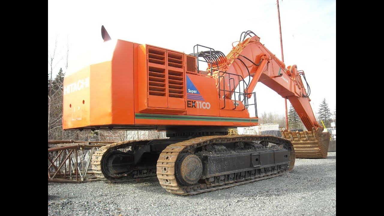 Hitachi EX1100 BE-3 Excavator - YouTube
