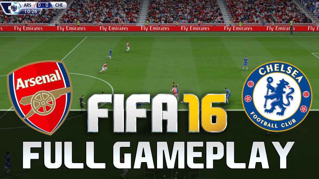 FIFA 16 ARSENAL VS CHELSEA FULL GAMEPLAY [HD+ 60FPS PS4 / XBOX ONE ...