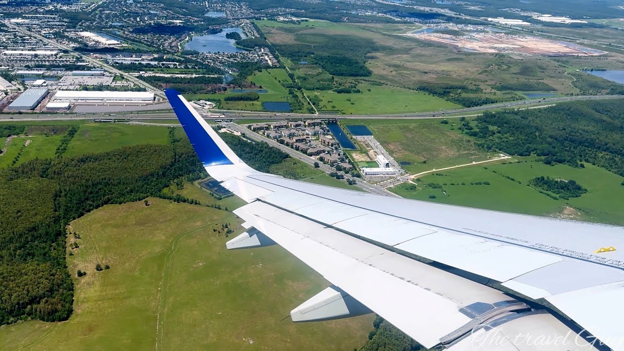 (4K) JetBlue Airways A320 Go Around at Orlando International Airport ...