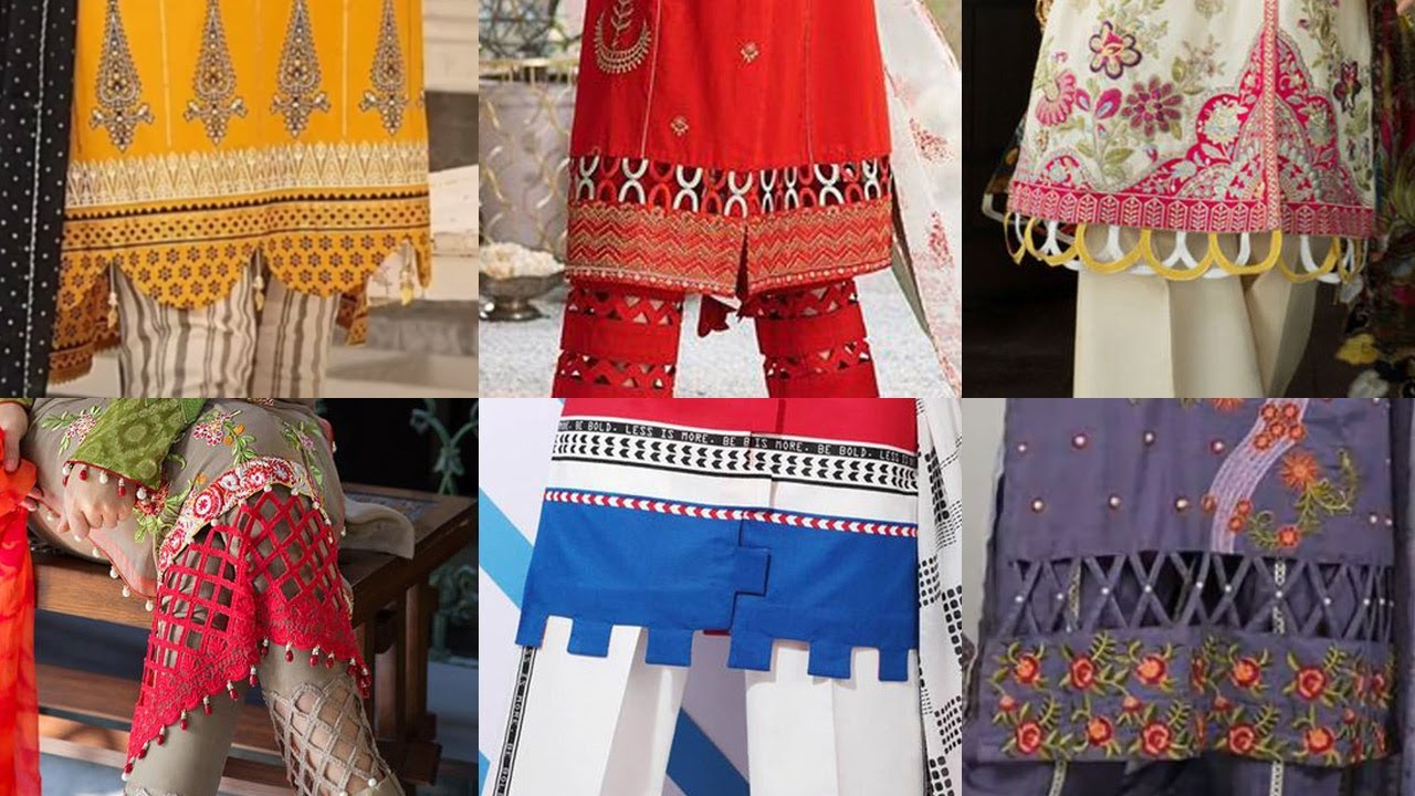 Ghair Daaman Stitching Style Ideas 🌈 🔥 New Daman Design 2020 Daman ...