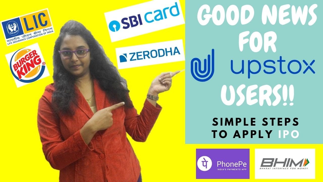 Good news for Upstox users || Apply IPO in Upstox app || Phone pe ...