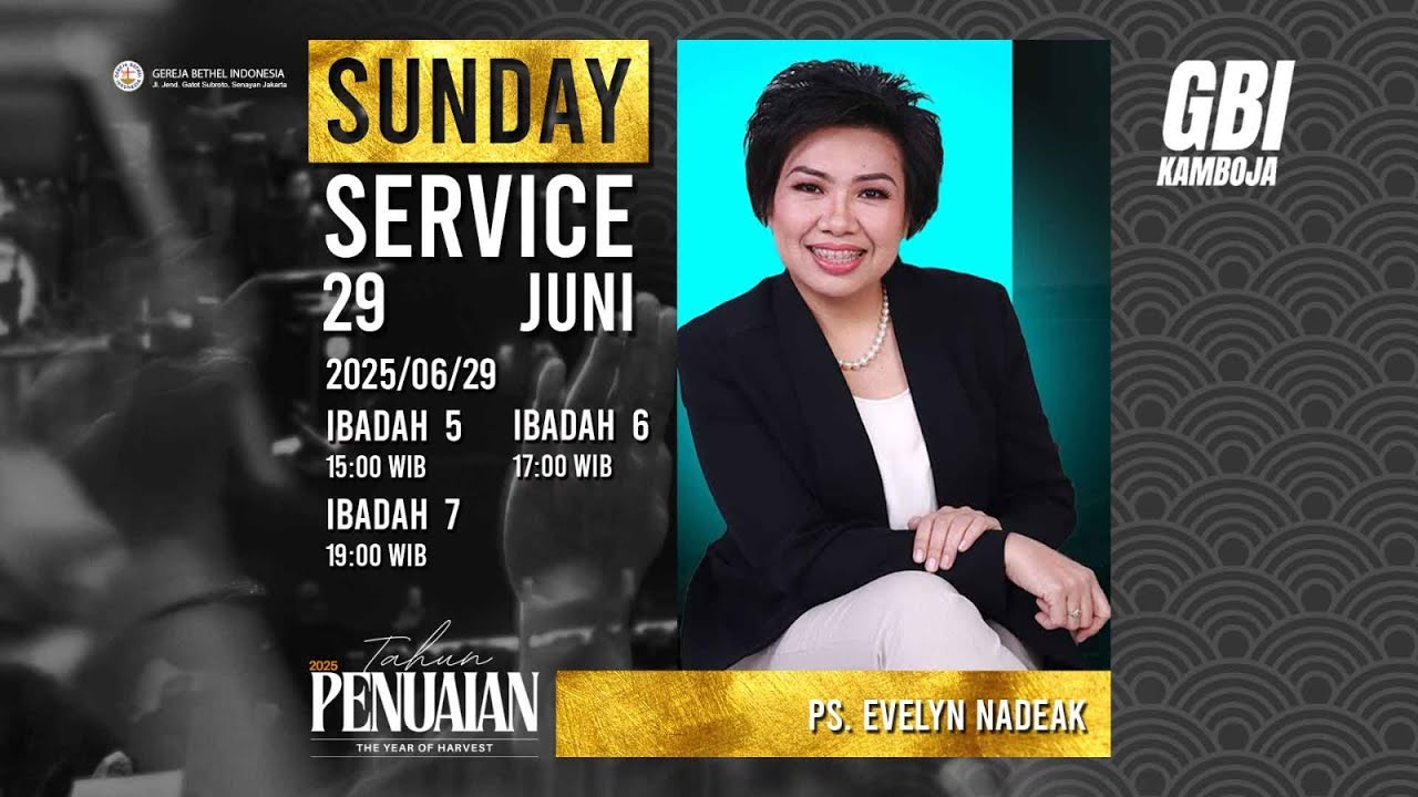 Ibadah Raya V | 29 Juni 2025 || Pdm. Ronny Gunawan - YouTube