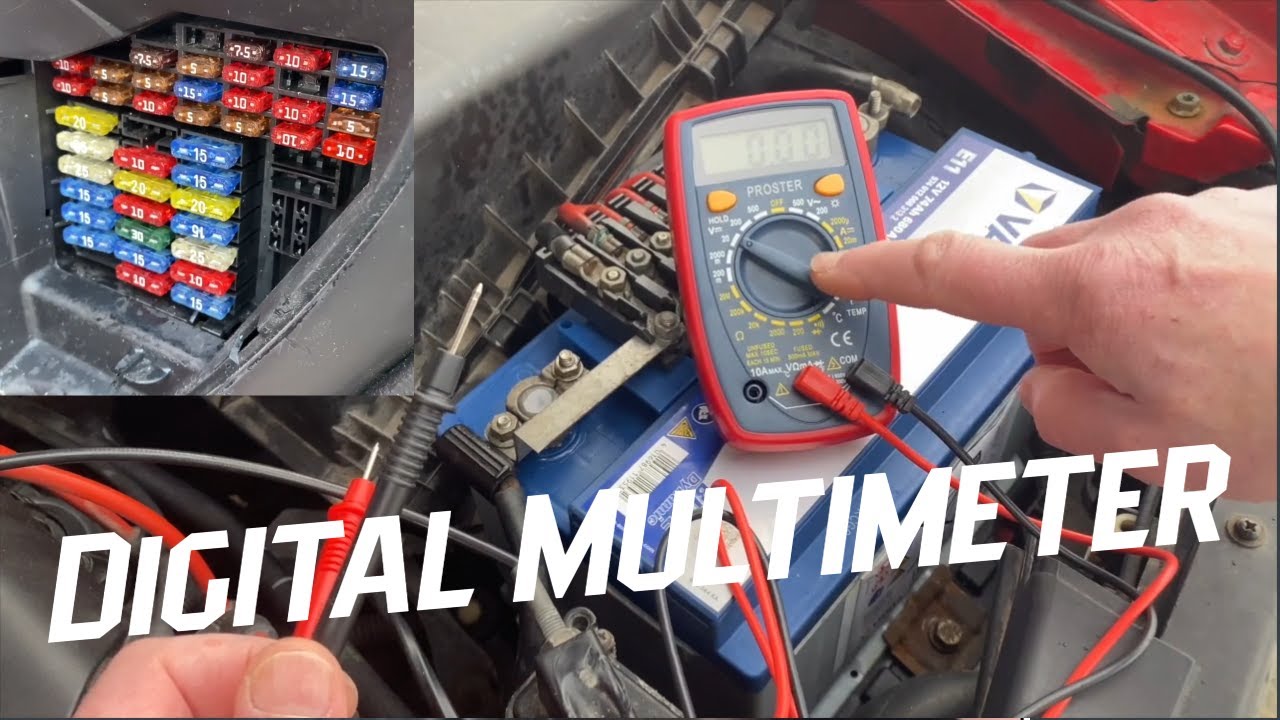 Digital Multimeter Förklaras - Hur Man Använder - YouTube
