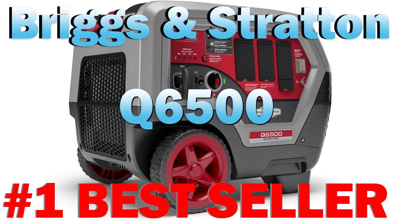 Briggs & Stratton Q6500 Inverter Generator - YouTube
