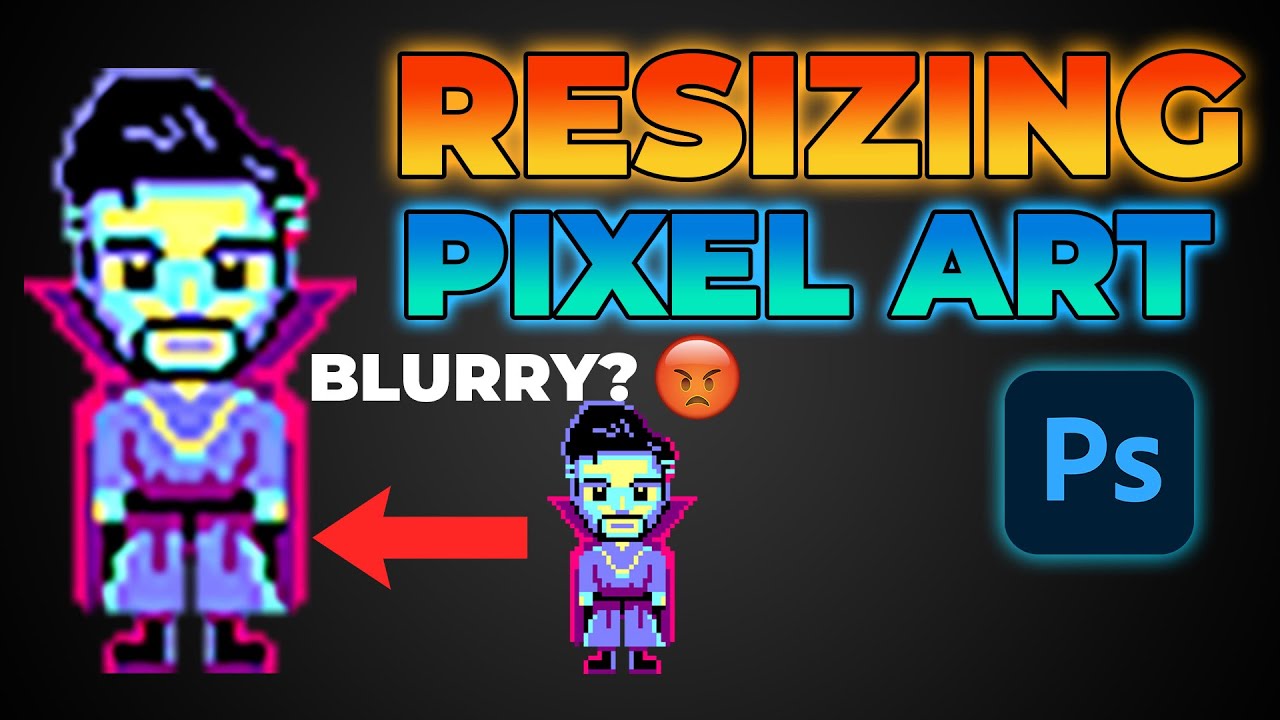 How resize pixel art - YouTube