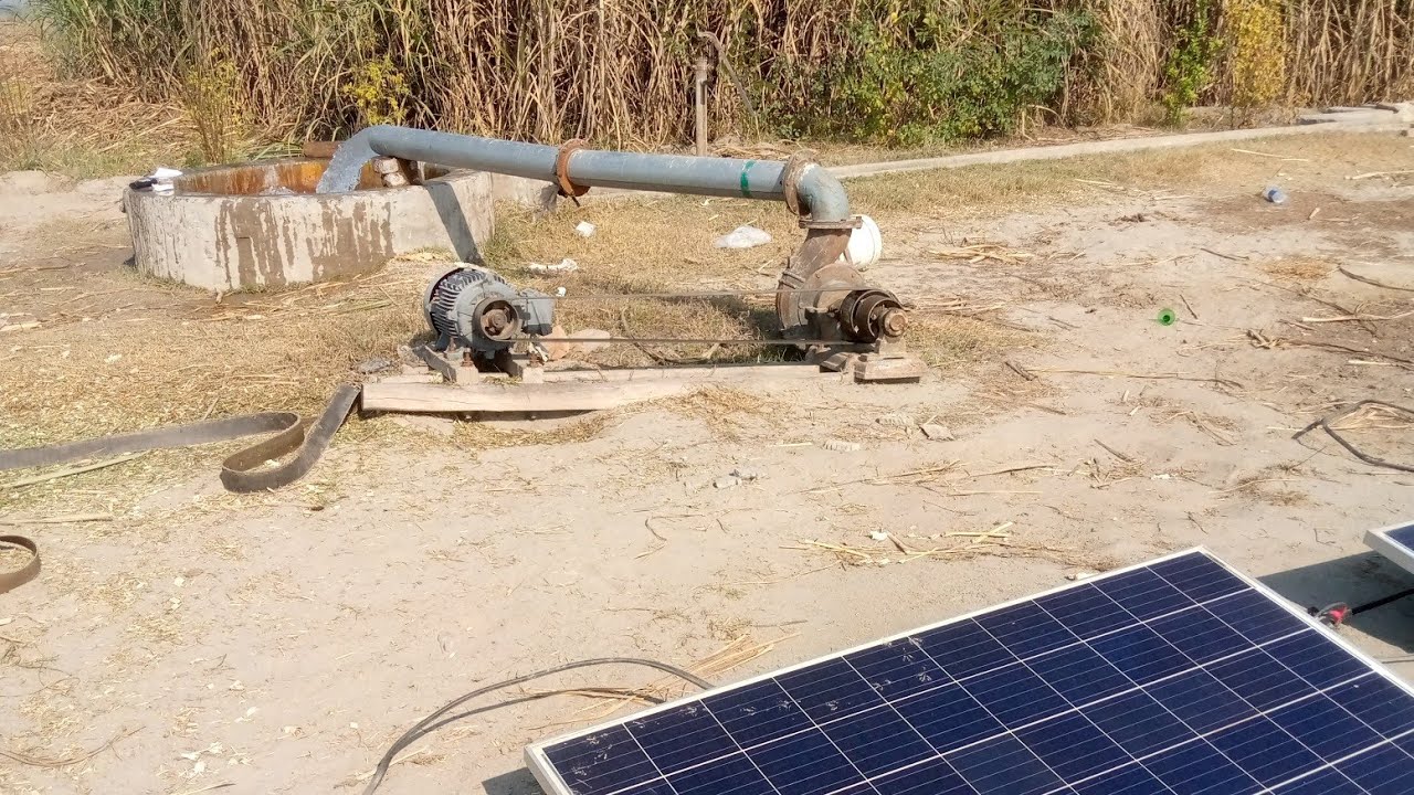 #Solar Tube Well System In South Punjab Pakistan #Solar Plates Se Tube ...