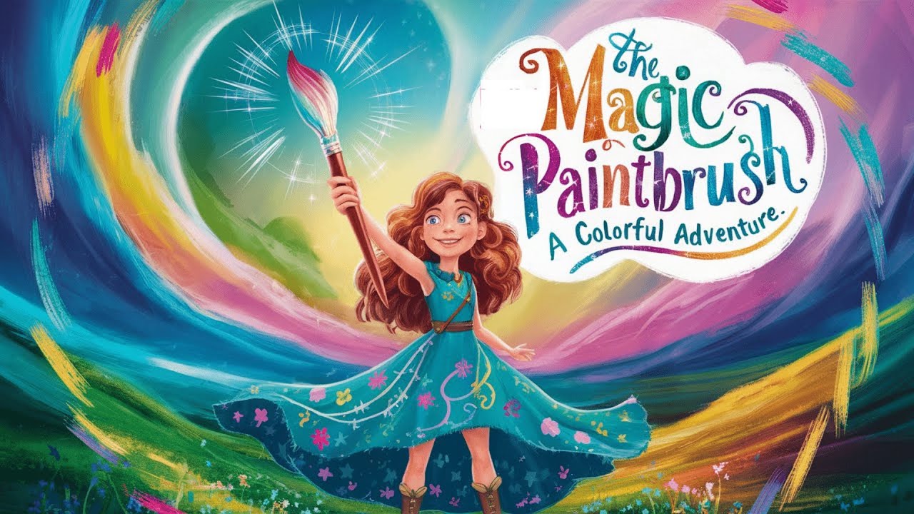 The Magic Paintbrush: A Colorful Adventure. Animated Story For Kids ...
