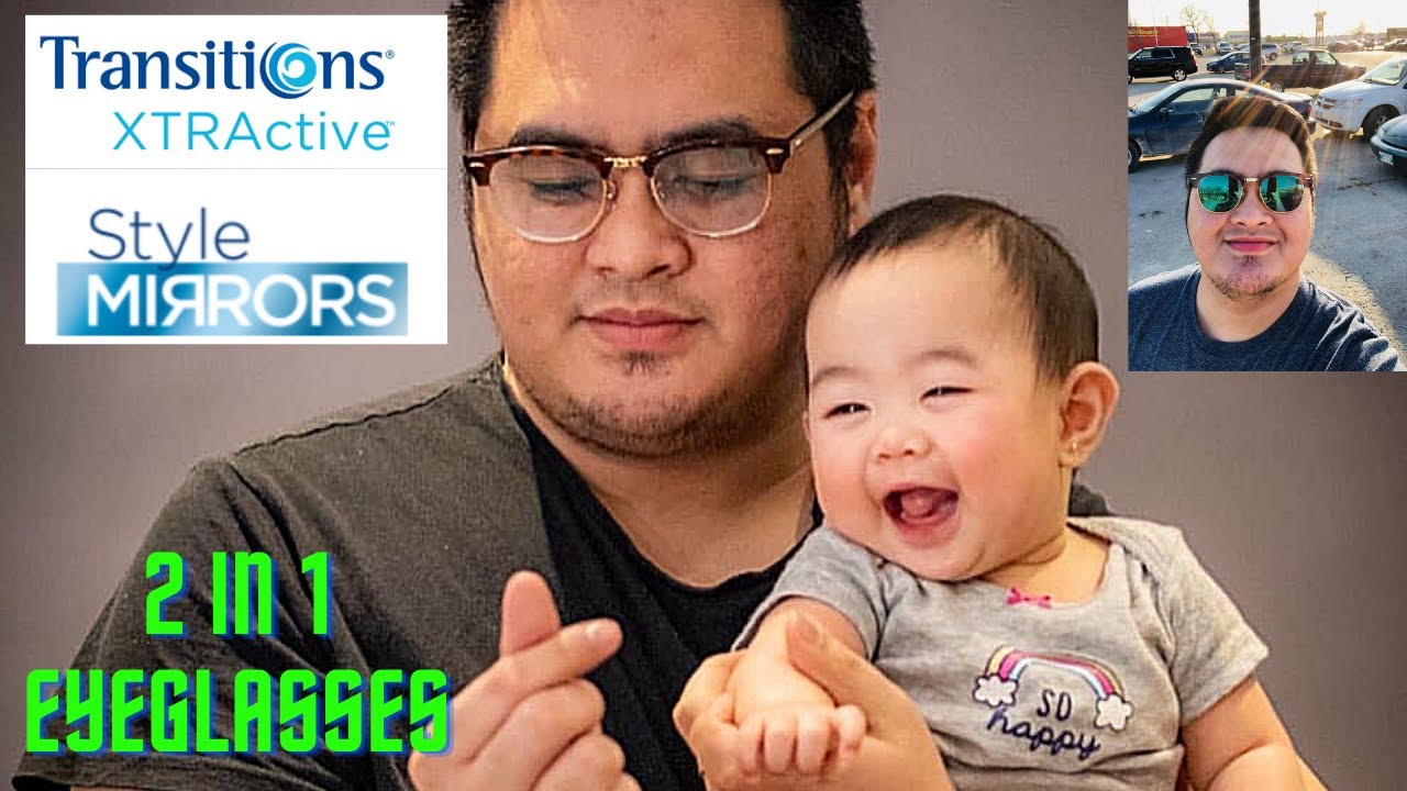 Transitions XTRActive Style Mirrors Green Review | 2-1 Eye Glasses ...