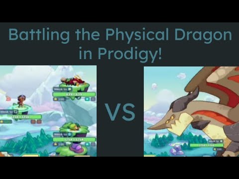 Battling the Physical Dragon in Prodigy! - YouTube