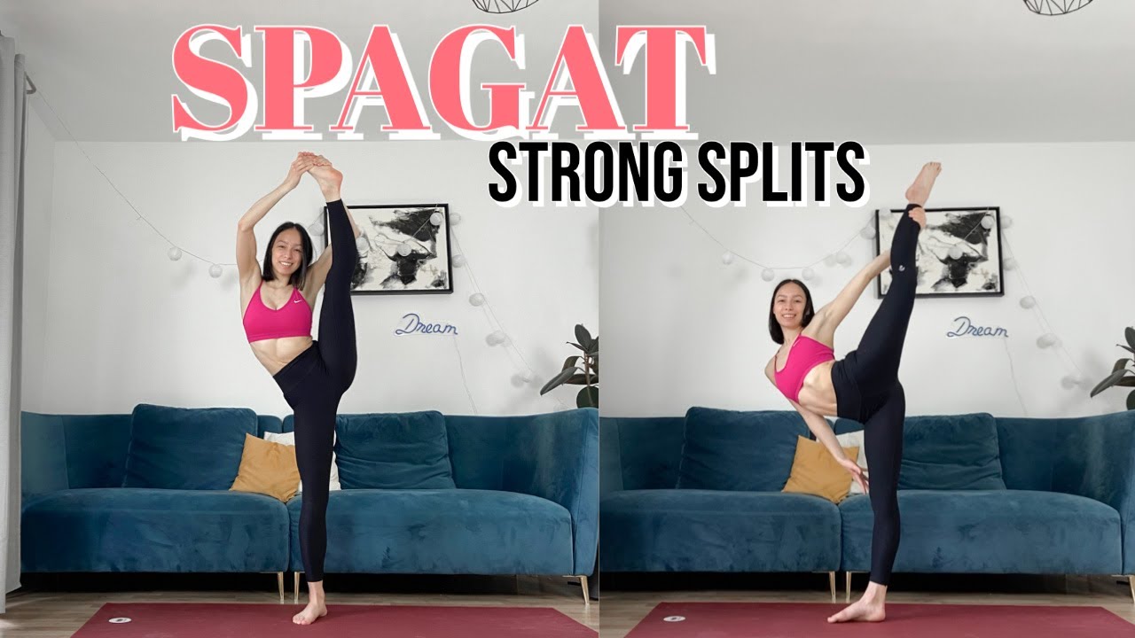 Spagat lernen - Kraftübungen || Workout Routine for Strong Splits - YouTube
