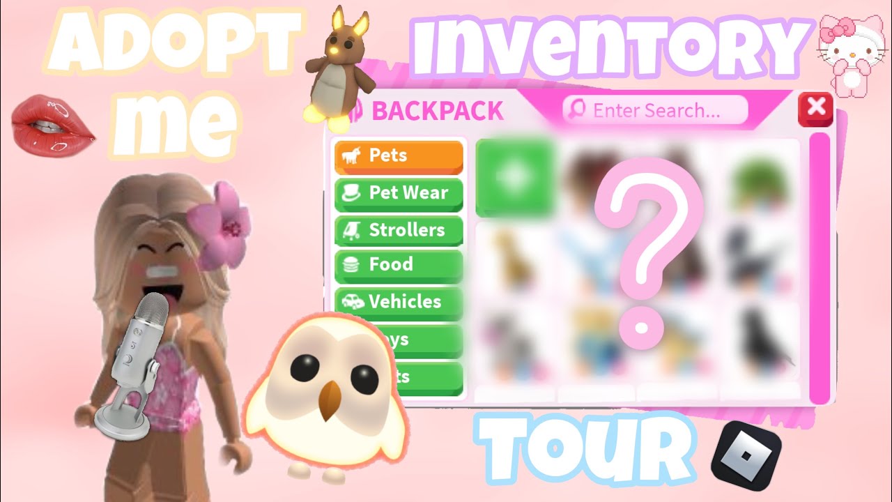 RICH ADOPT ME INVENTORY TOUR! Rambles + mouth sounds 🌺🌊 - YouTube