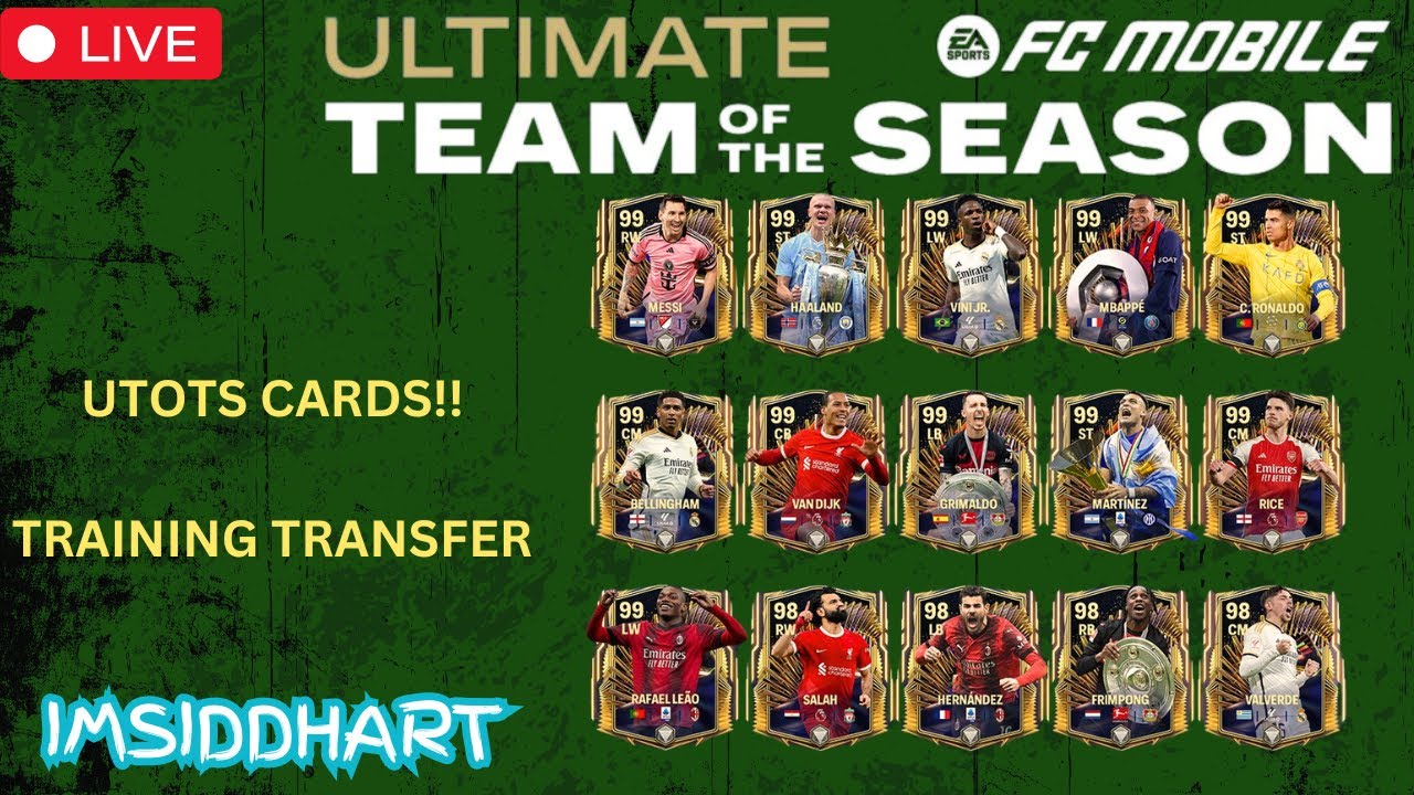🔴FC MOBILE | Utots & Training transfer #exchange #tots #utots #giveaway ...
