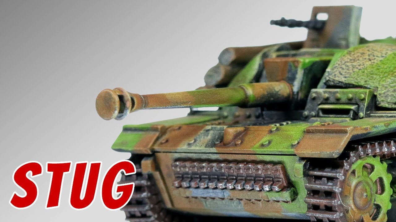 How To Paint A Finnish Stug - Flames of War Painting Tutorial - YouTube