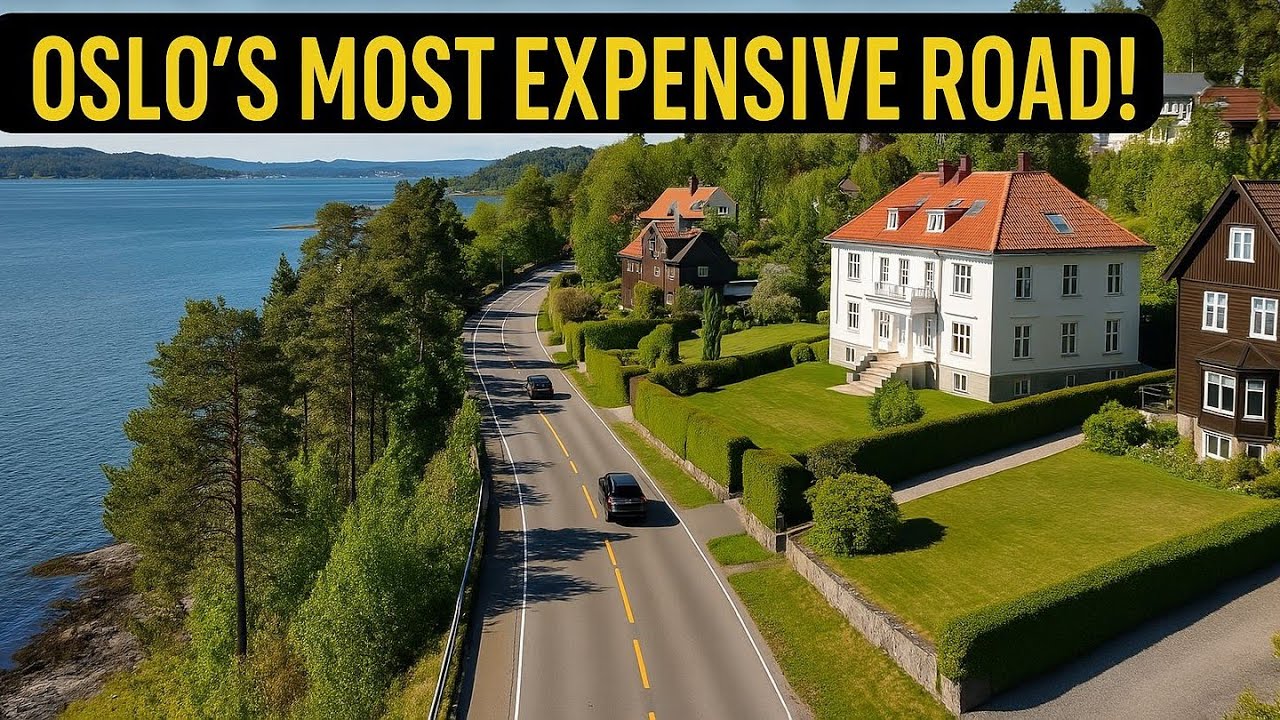Drive through Solveien, Oslo’s most prestigious road, and the city's most expensive properties ...