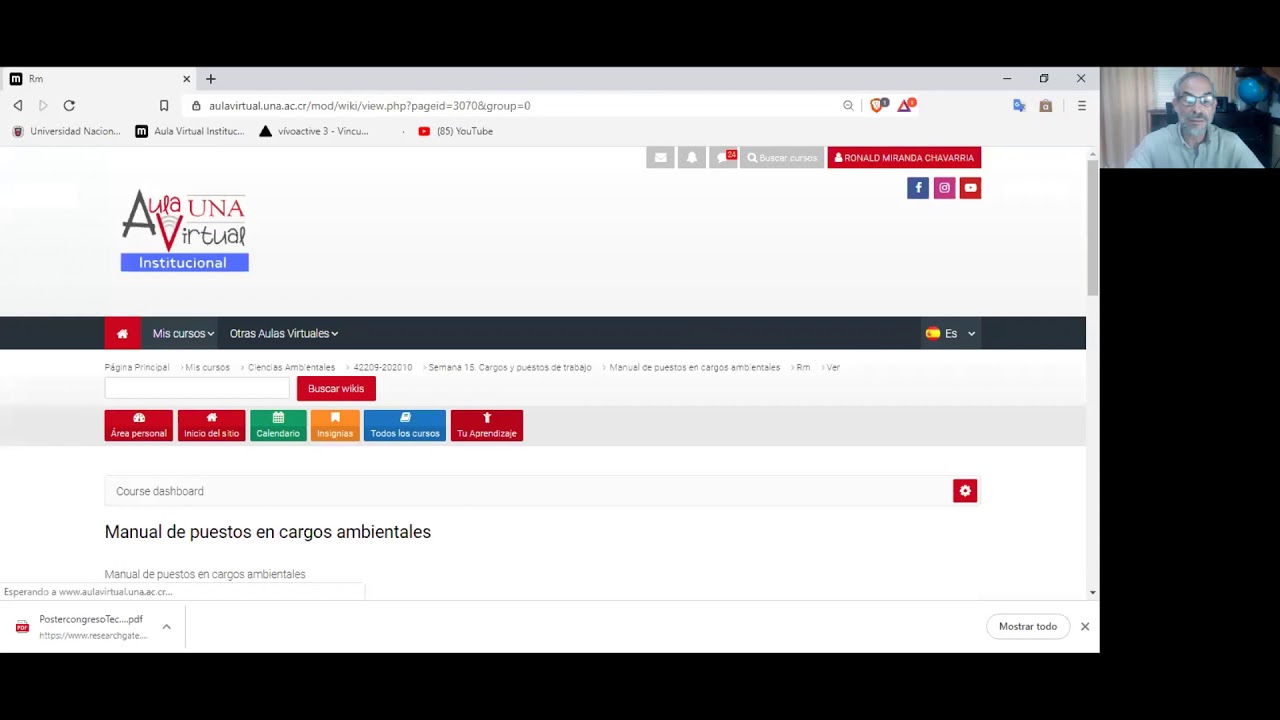 ¿Cómo colaborar en un Wiki en MOODLE? - YouTube