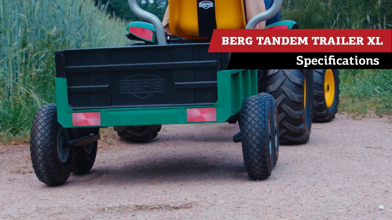 BERG Tandem Trailer XL | Caractéristiques - YouTube