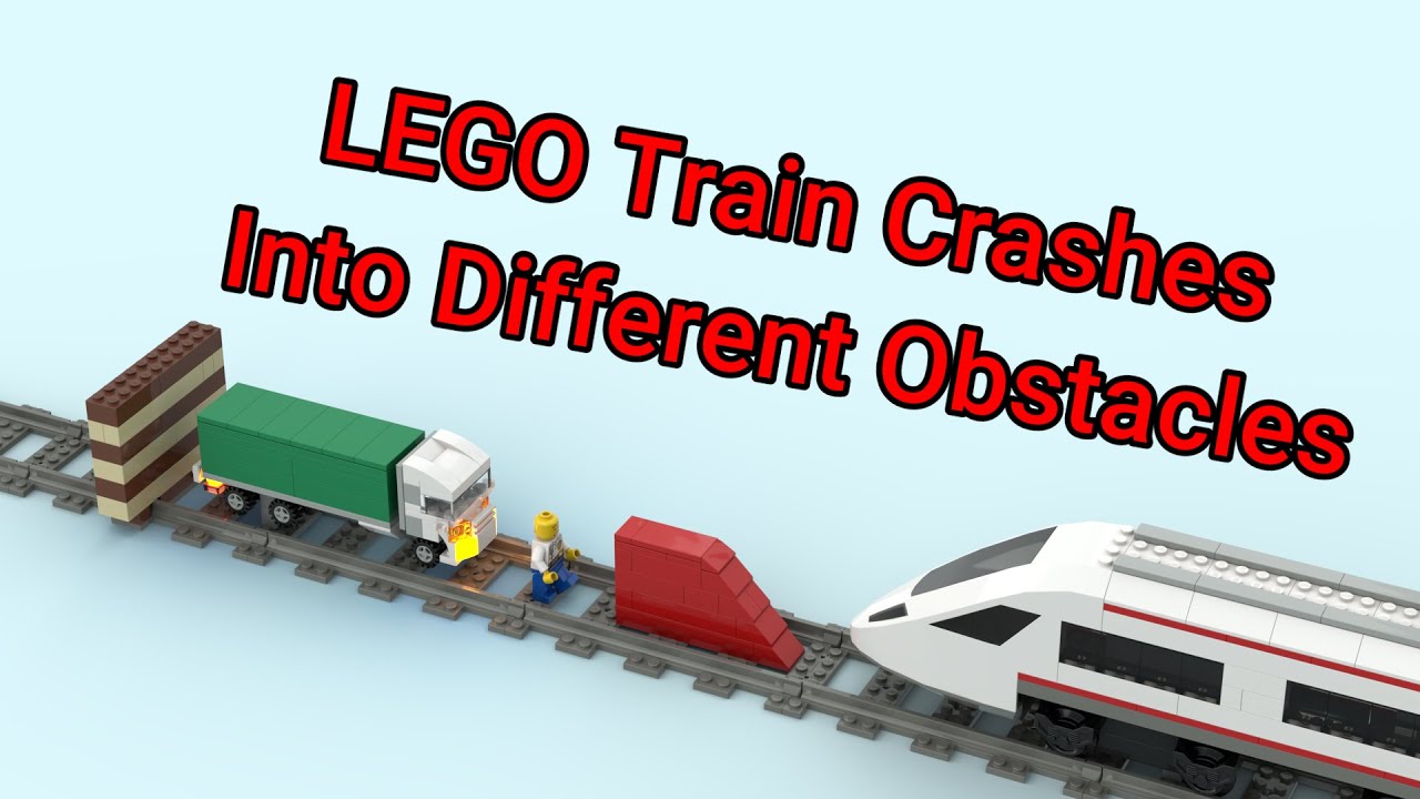 Which Obstacle Can Crash This LEGO Train!? - YouTube
