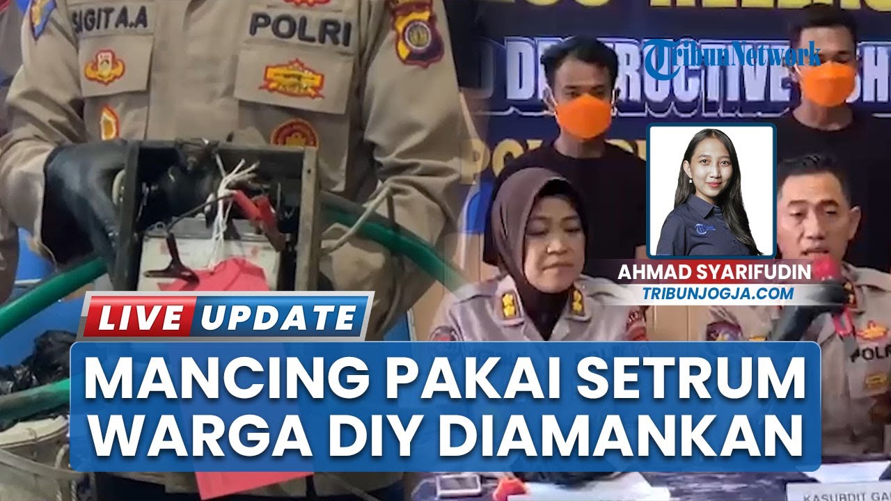 Mancing Ikan Pakai Setrum, 3 Warga DIY Diringkus: Motifnya Ingin Cari ...