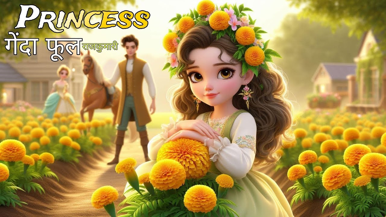 Marigold Princess Beautiful Story In Hindi | गेंदा फूल राजकुमारी ...