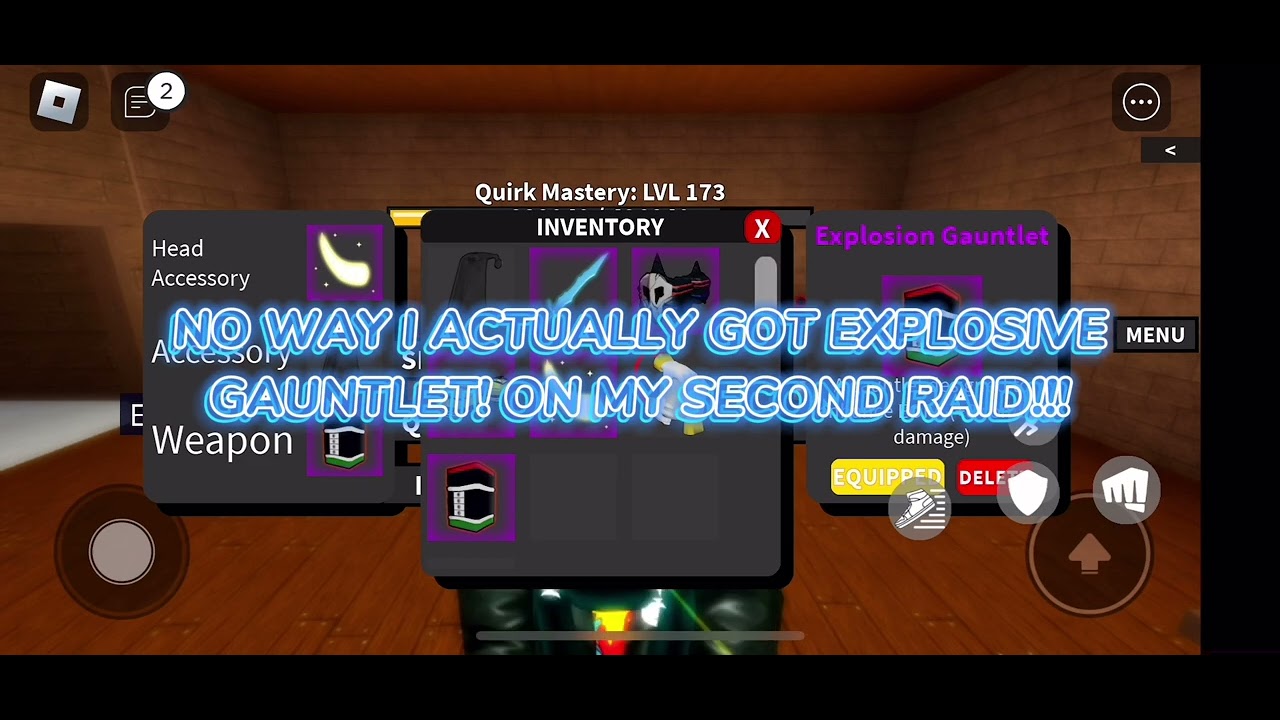 Grinding more raids! Mhm (got explosive gauntlet) - YouTube