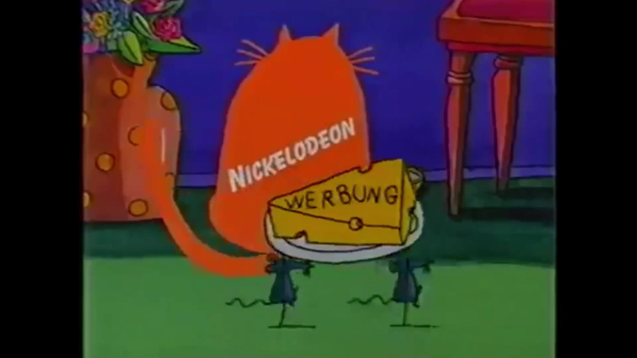 Nickelodeon Germany | Werbetrenner (ca. 1995) - YouTube