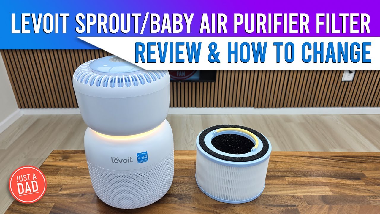 LEVOIT Sprout/Baby Air Purifier Filter REVIEW & How to Change - YouTube