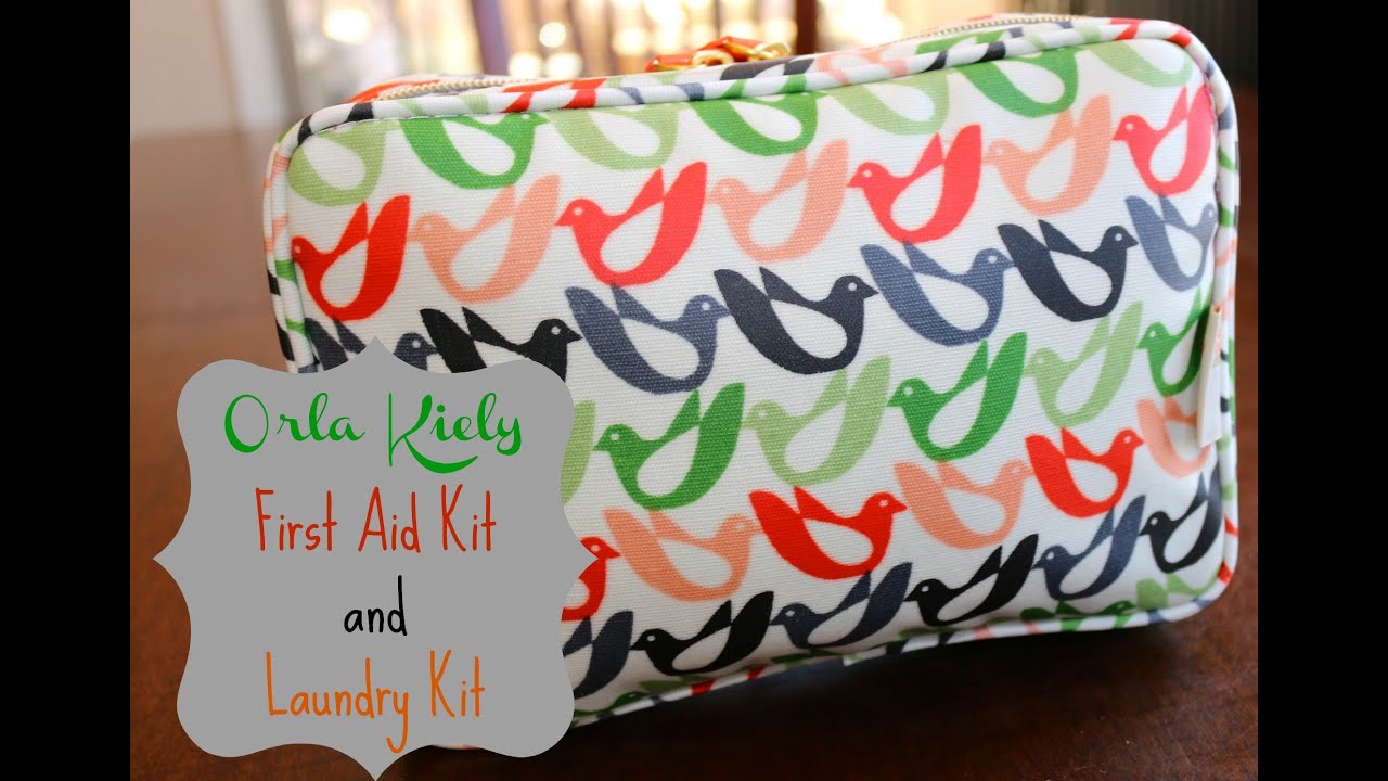 Travel Made Easy: Orla Kiely Travel 1st Aid + Laundry Kits {how to ...