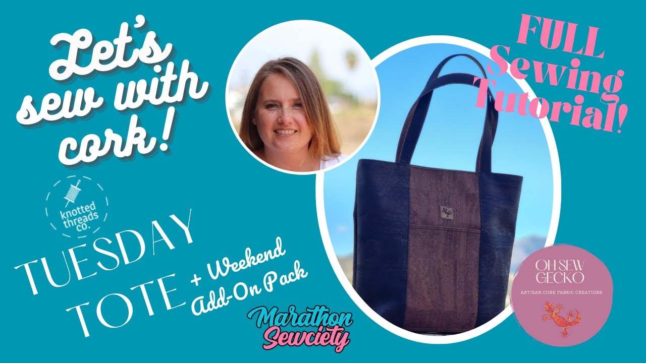 Let's sew with cork! Amazing Tuesday Tote with Weekend Add On Pack from ...