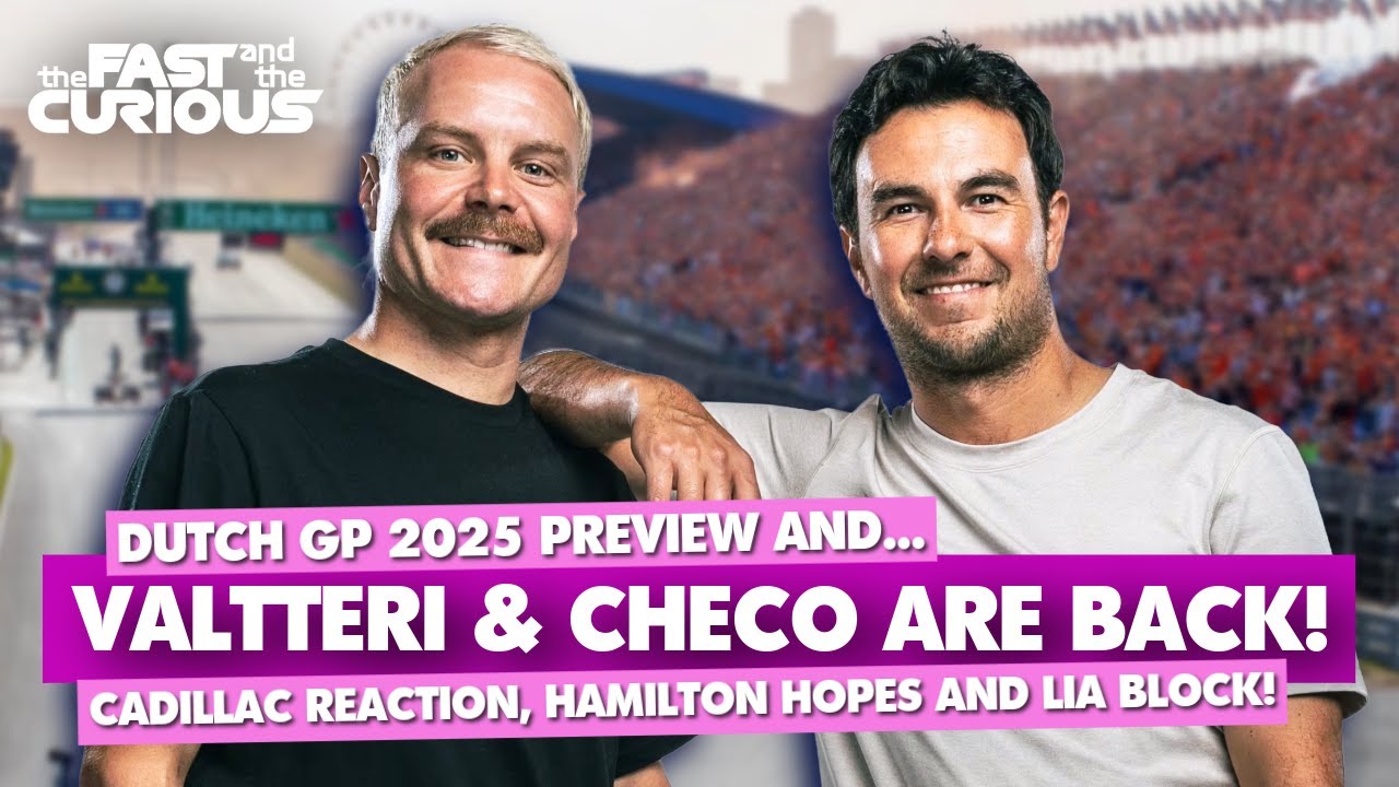 We’re back! And so are Checo & Valtteri! | Cadillac reaction, Lia Block ...