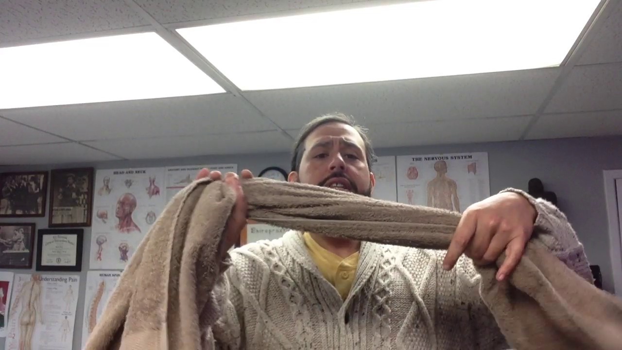 Magic Towel for Neck Pain - YouTube