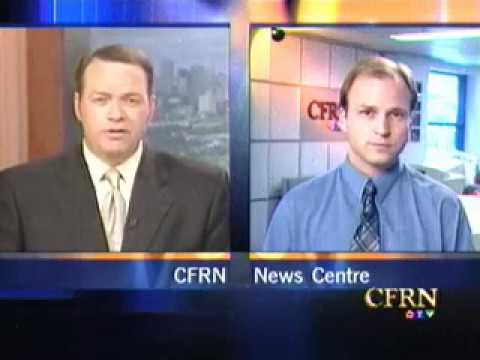 CFRN-TV - News at Noon open & top story (Premier Ralph Klein gets pied ...