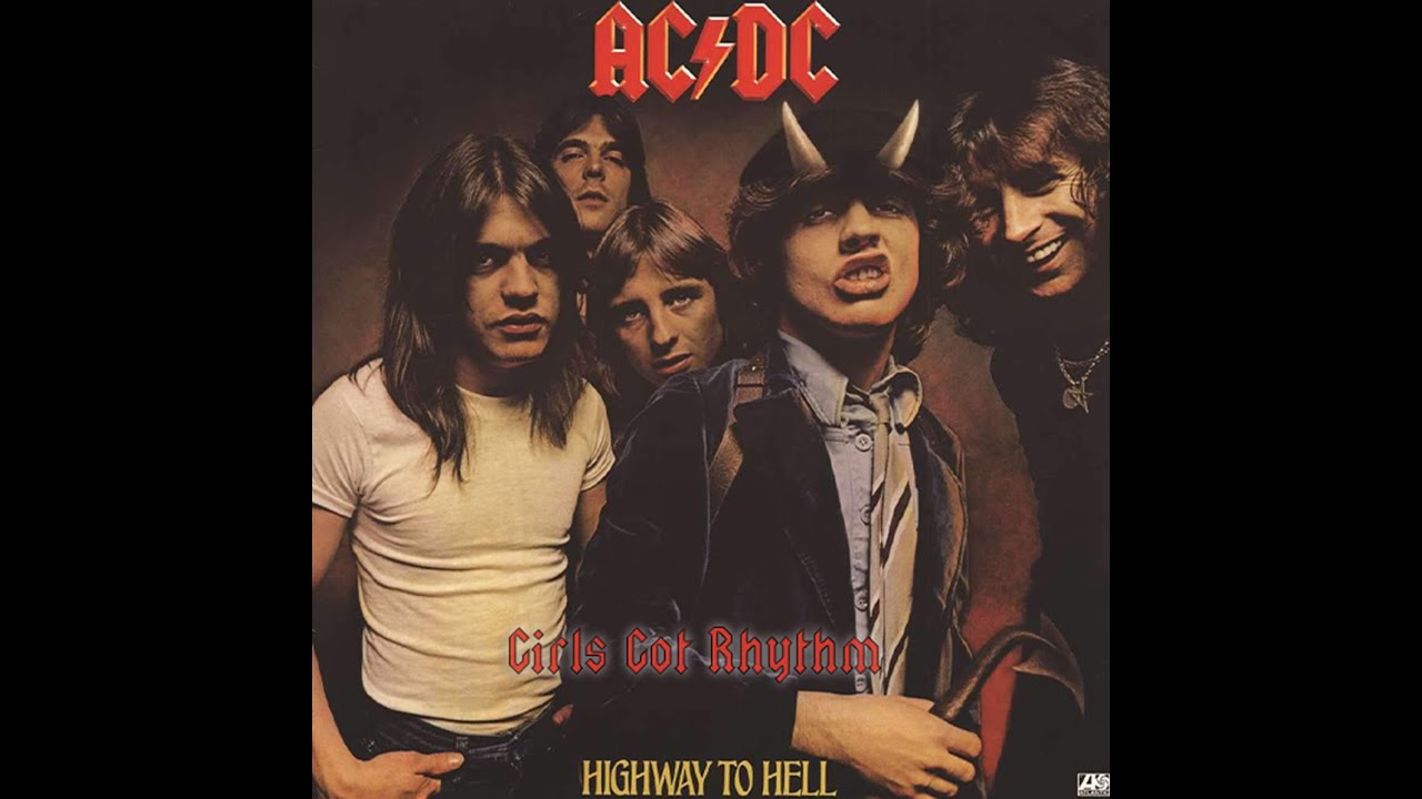ACDC - GIRLS GOT RHYTHM Guitar Backing Track with Original Vocals - YouTube