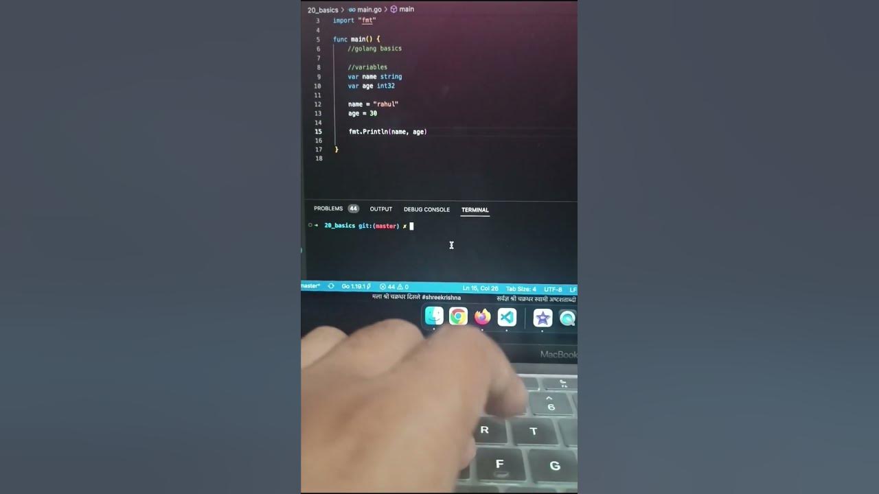 golang basics - variable and struct #shorts - YouTube