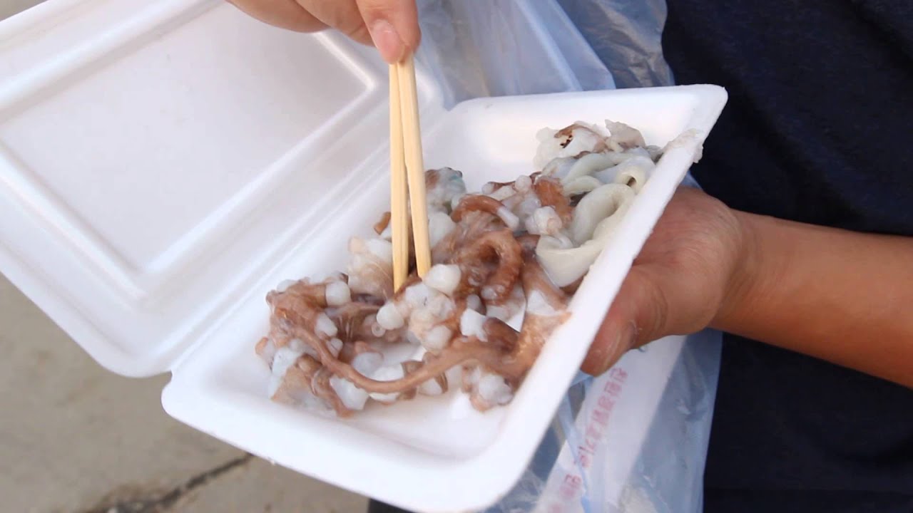 Eating Live Octopus in Korea!! - YouTube