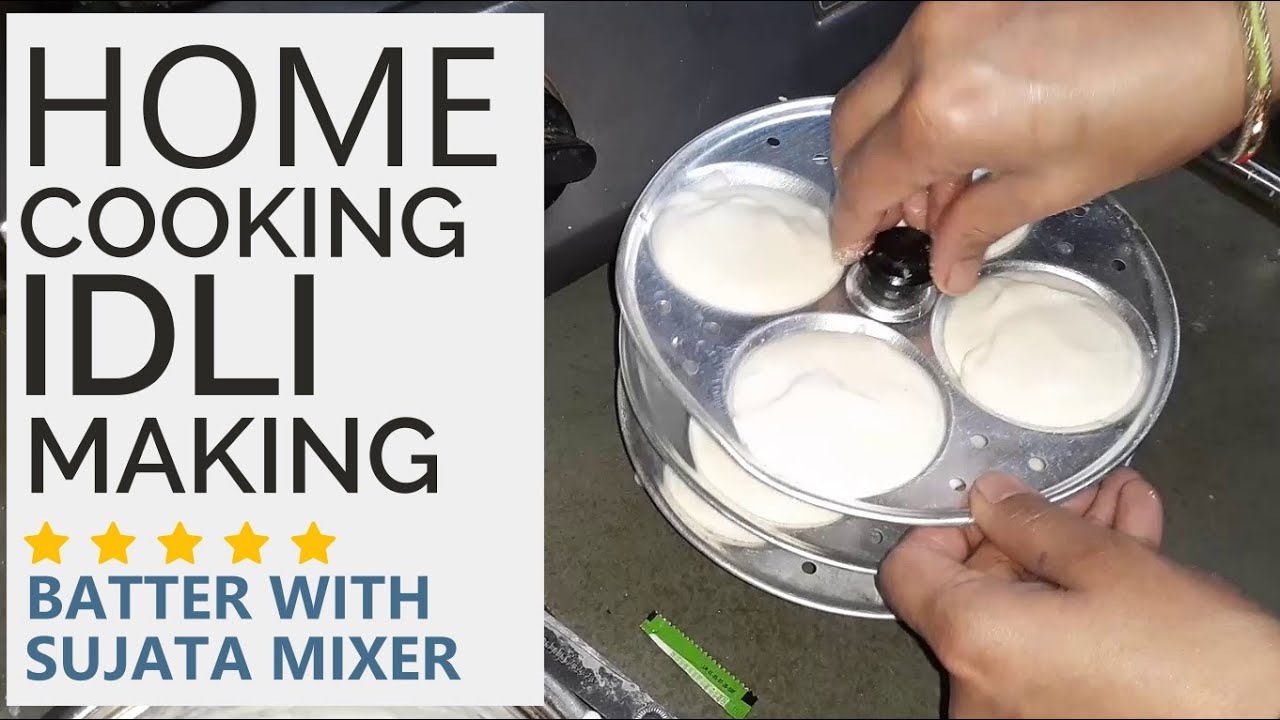 Soft Idli Using Sujata Supermix Mixer Grinder 900w India - YouTube
