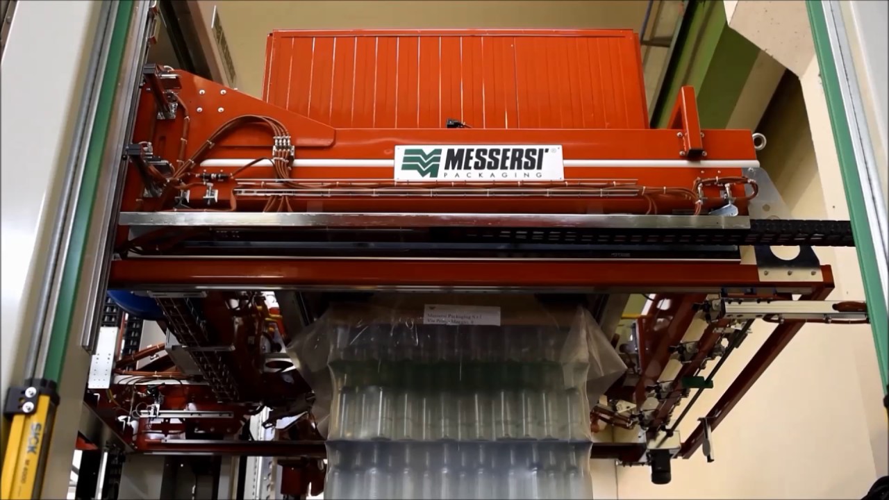 Messersì Packaging: top pal machine for the glass industry - YouTube