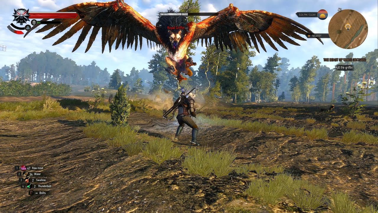 The Witcher 3: The beast of White Orchard - YouTube