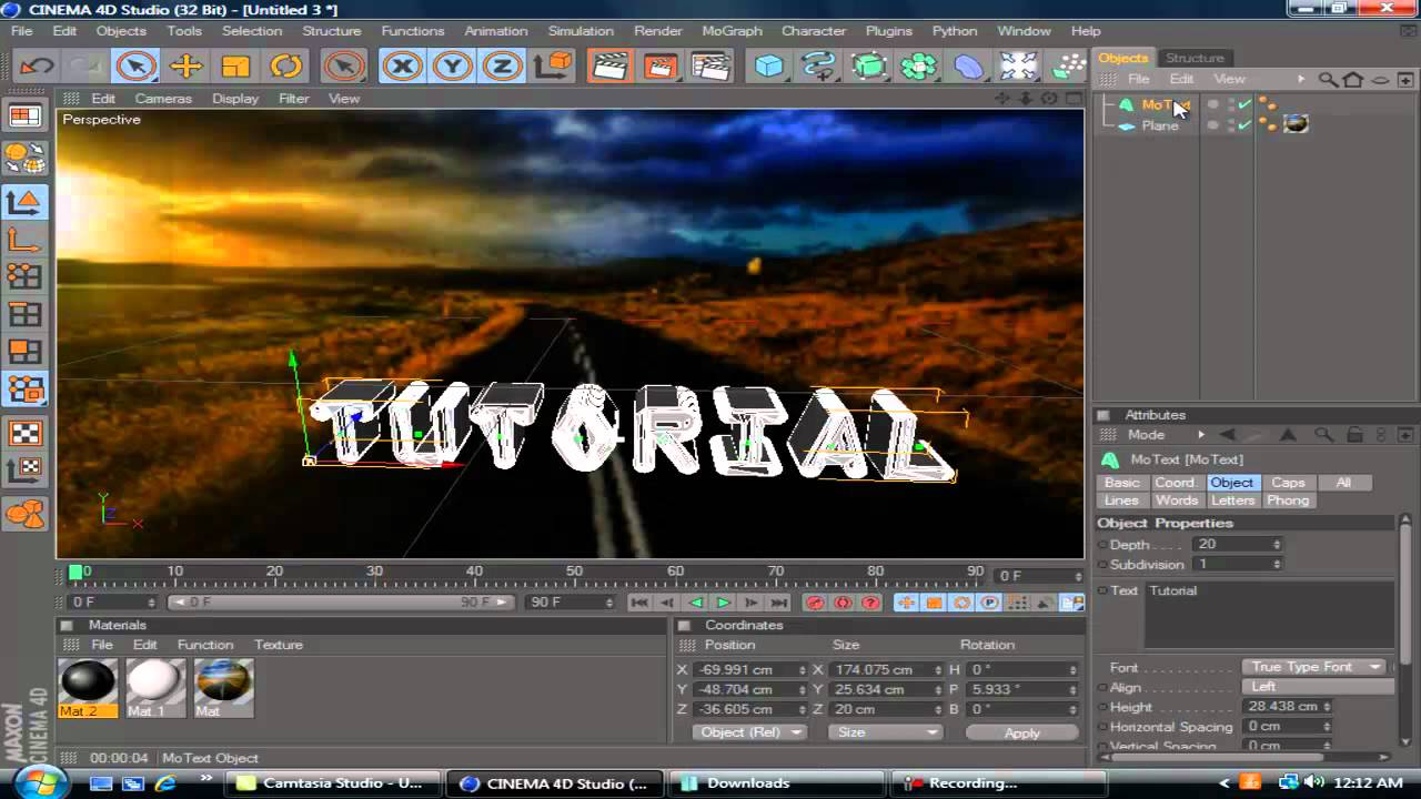 Text In Real Life Images Cinema 4D Tut!! HD - YouTube