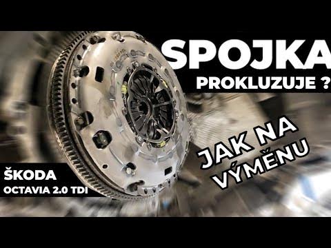 Výměna spojky a dvouhmotového setrvačníku - Škoda Octavia 2.0 TDI - YouTube