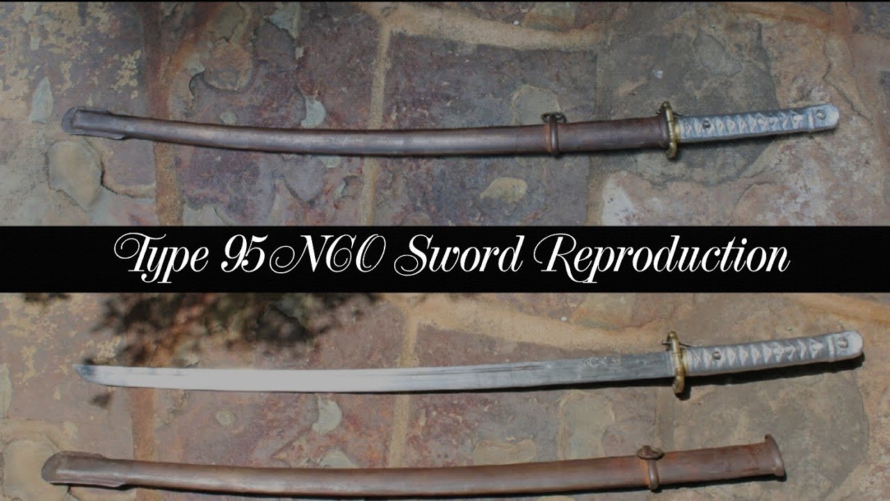 WW2 Japanese Type 95 NCO Sword (Reproduction) - YouTube