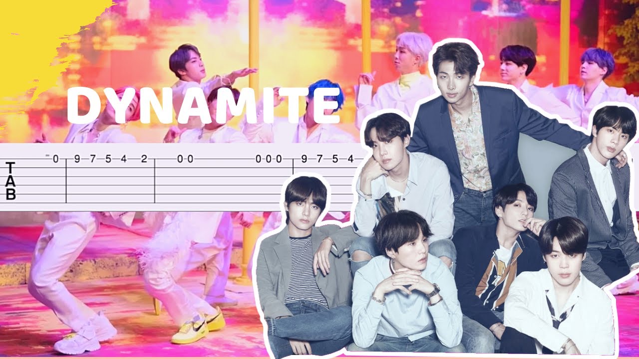 Dynamite - BTS (방탄소년단) (Guitar Tab/Tutorial) - YouTube